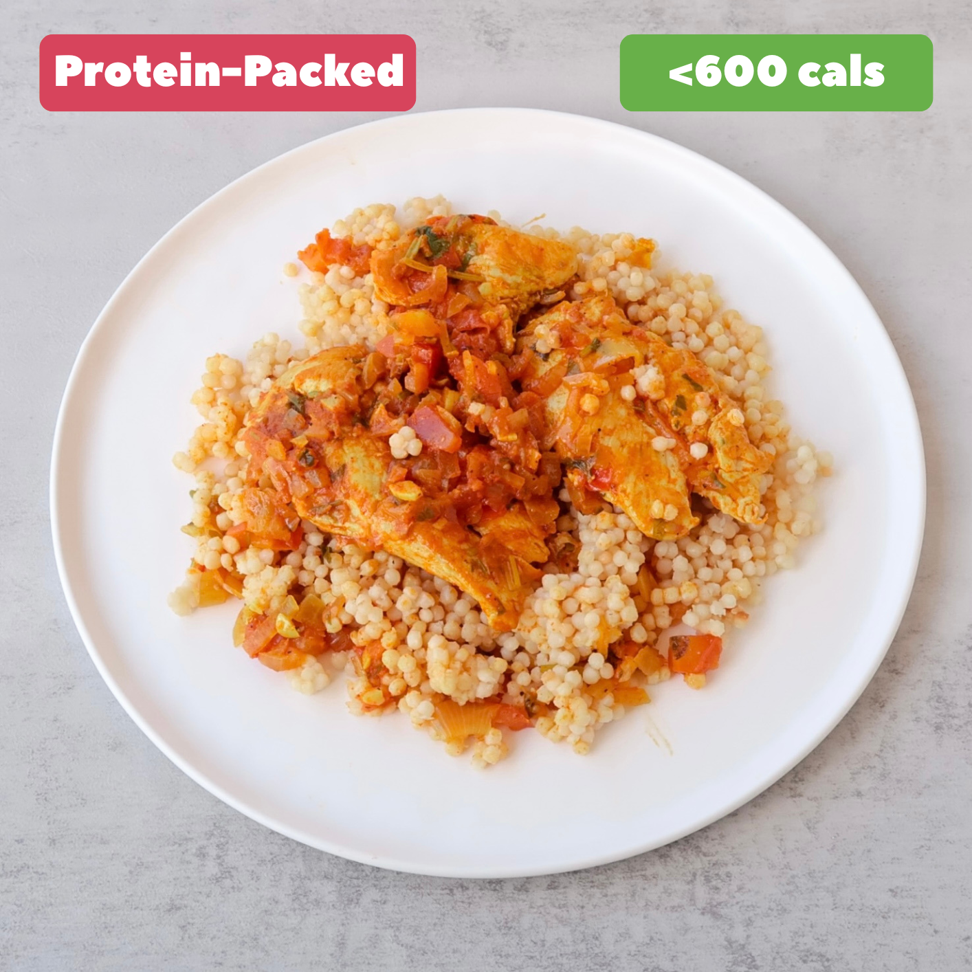 Moroccan Chicken with Israeli Couscous [Heat & Eat] – JChef Kosher Market